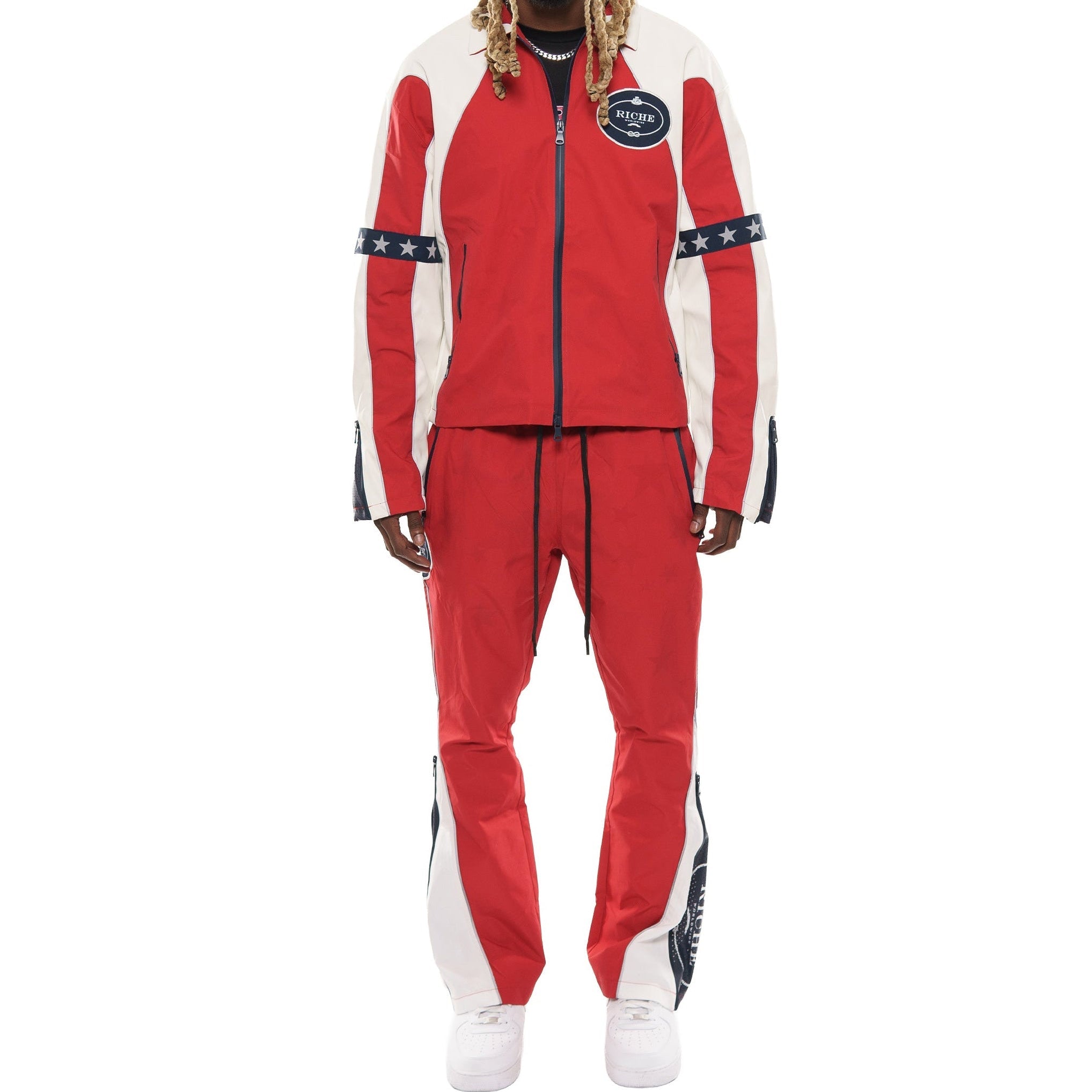 Star studded nylon jacket set – Humen Brand Shop